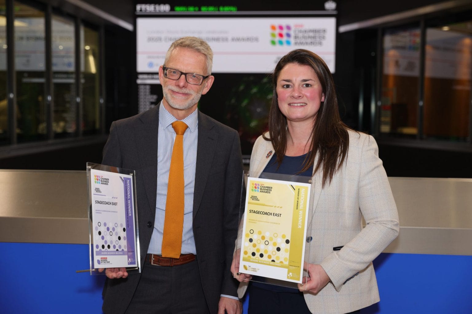 Chamber Business Awards 2025: Stagecoach East Crowned ‘Winner of ...